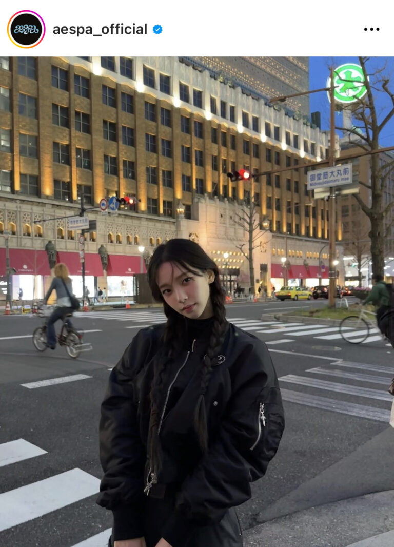 [aespa カリナ][大阪]御堂筋大丸前 横断歩道 - oshito